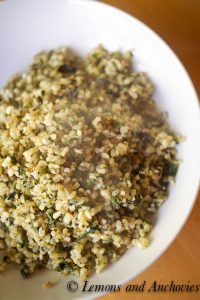 Quick and Easy: Spinach and Garlic Fried Rice - Lemons + Anchovies