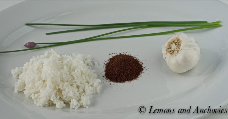 Sumac Rice - Lemons + Anchovies