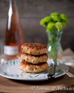 Salmon Cakes | Lemons + Anchovies