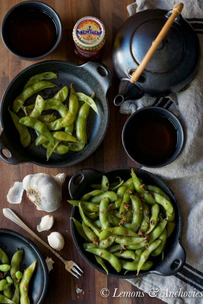 Umami-Packed Edamame - Lemons + Anchovies
