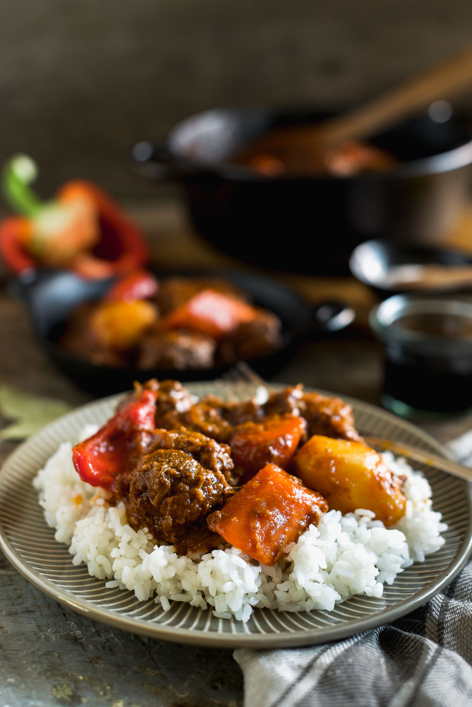 Beef Mechado, Filipino Beef Stew - Lemons + Anchovies