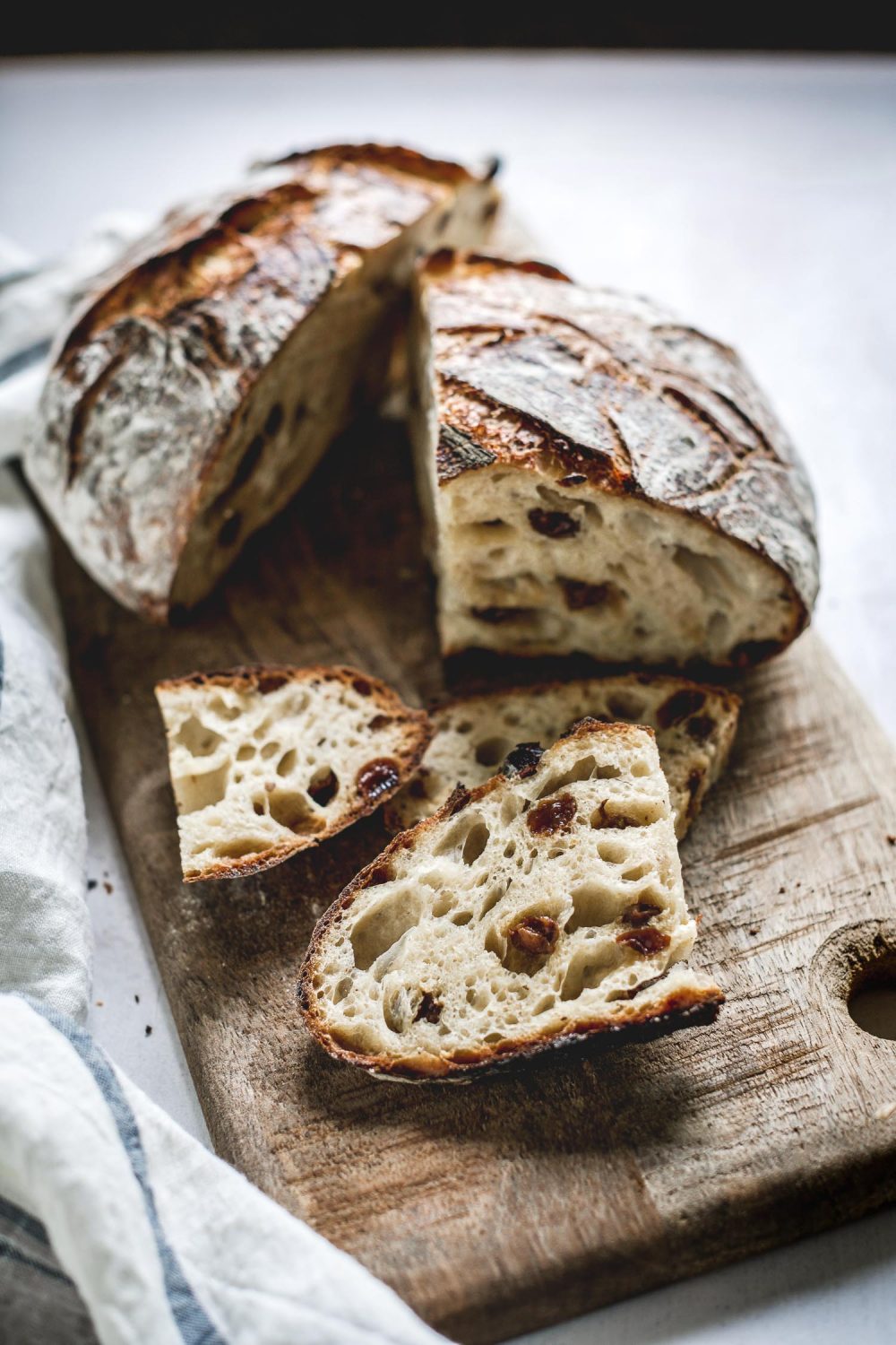 Orange-Raisin No-Knead Sourdough Bread | Lemons + Anchovies