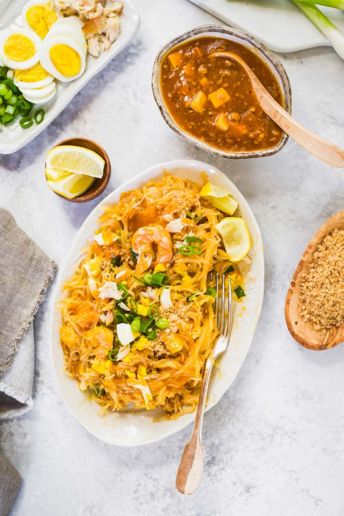 Easy Pancit Palabok (Luglug, Malabon) Recipe | Lemons + Anchovies