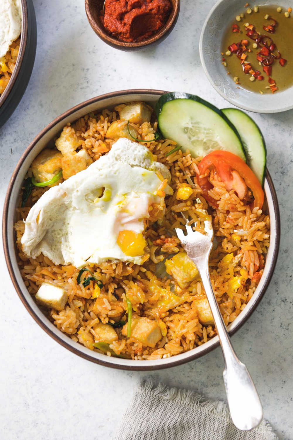 Thai Red Curry Fried Rice - Lemons + Anchovies