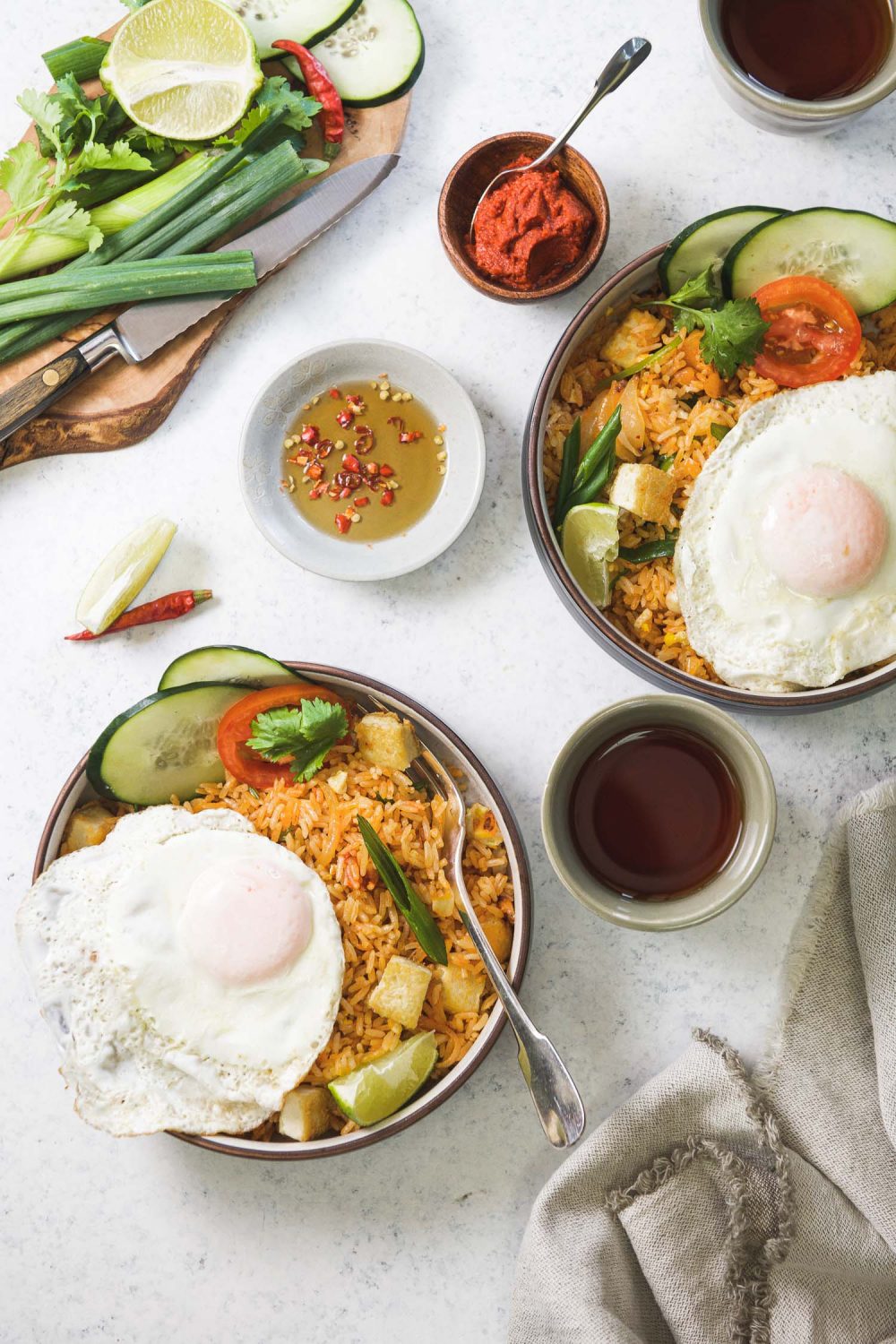 Thai Red Curry Fried Rice - Lemons + Anchovies