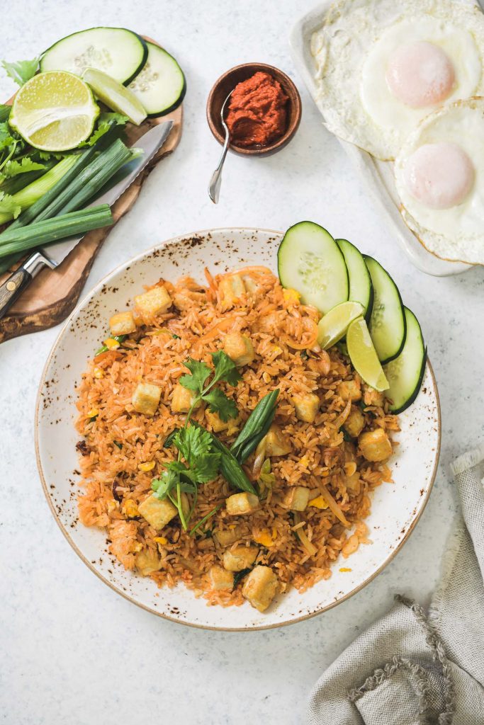 Thai Red Curry Fried Rice - Lemons + Anchovies
