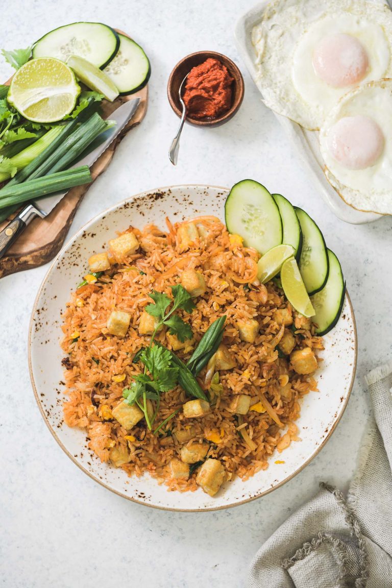 Thai Red Curry Fried Rice - Lemons + Anchovies