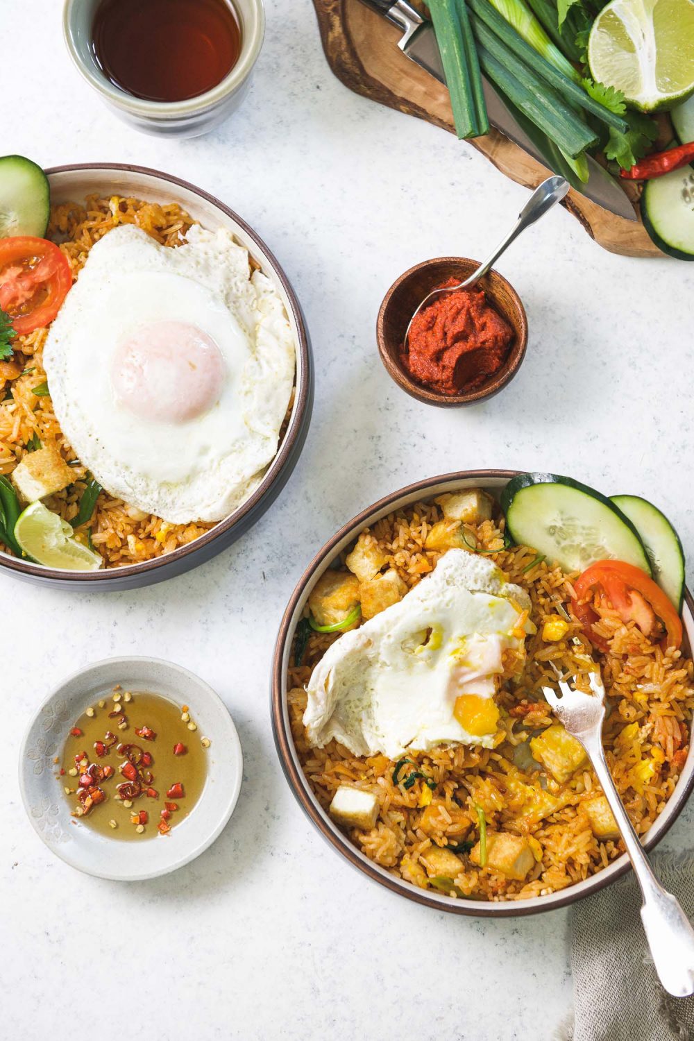 Thai Red Curry Fried Rice - Lemons + Anchovies