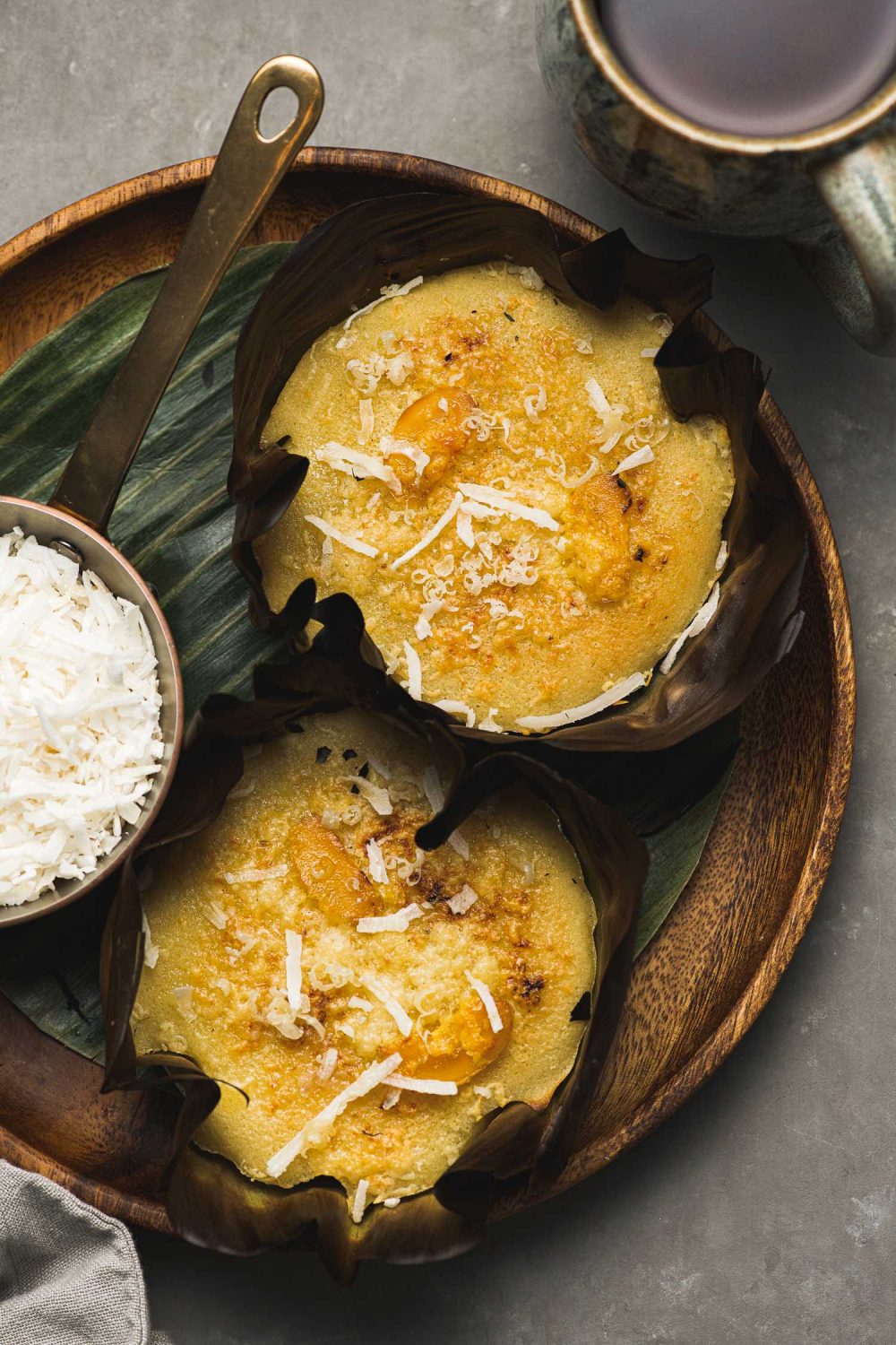 Bibingka (Filipino Coconut-Rice Cake) - Lemons + Anchovies