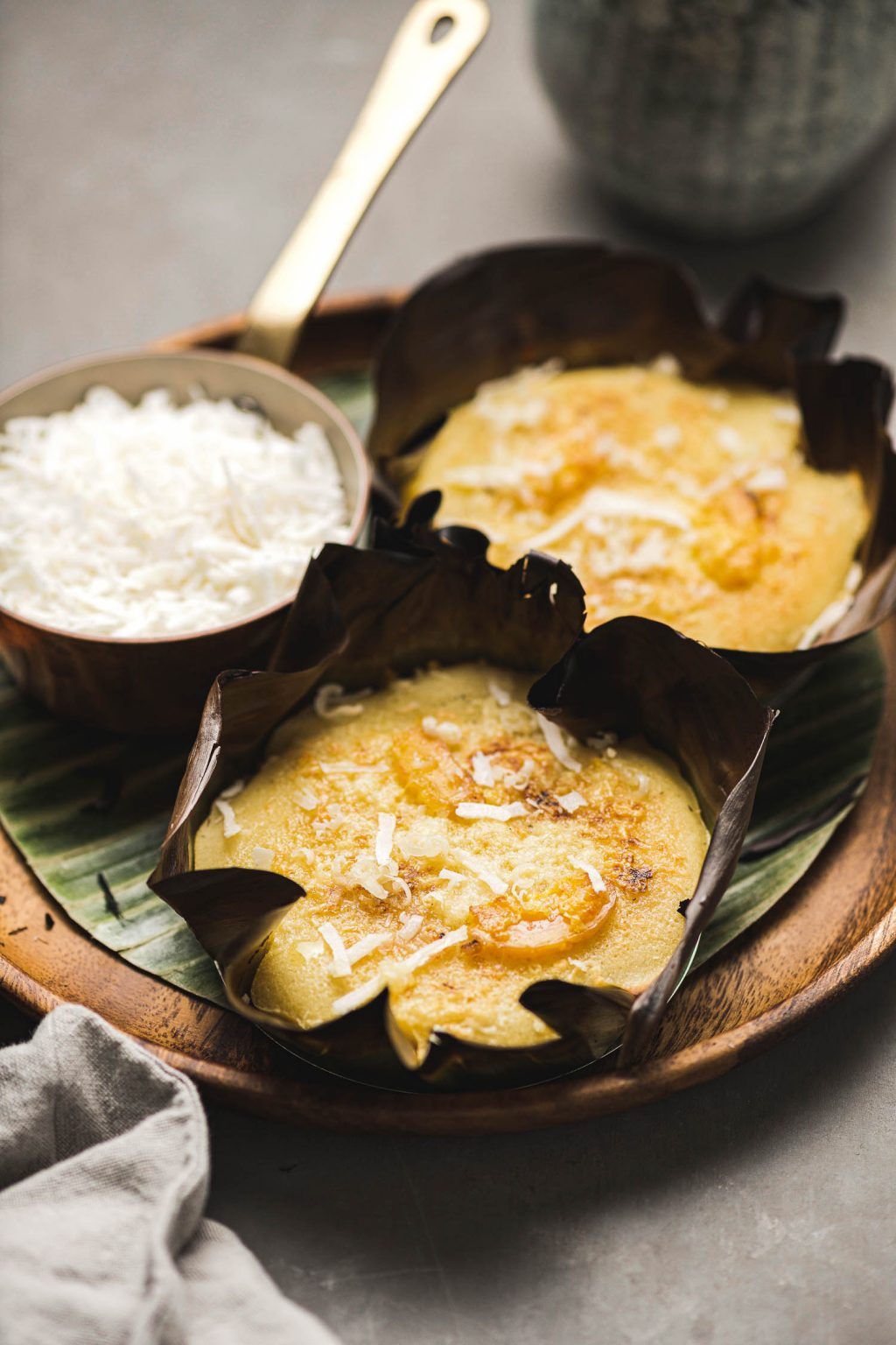 Bibingka (Filipino Coconut-Rice Cake) - Lemons + Anchovies