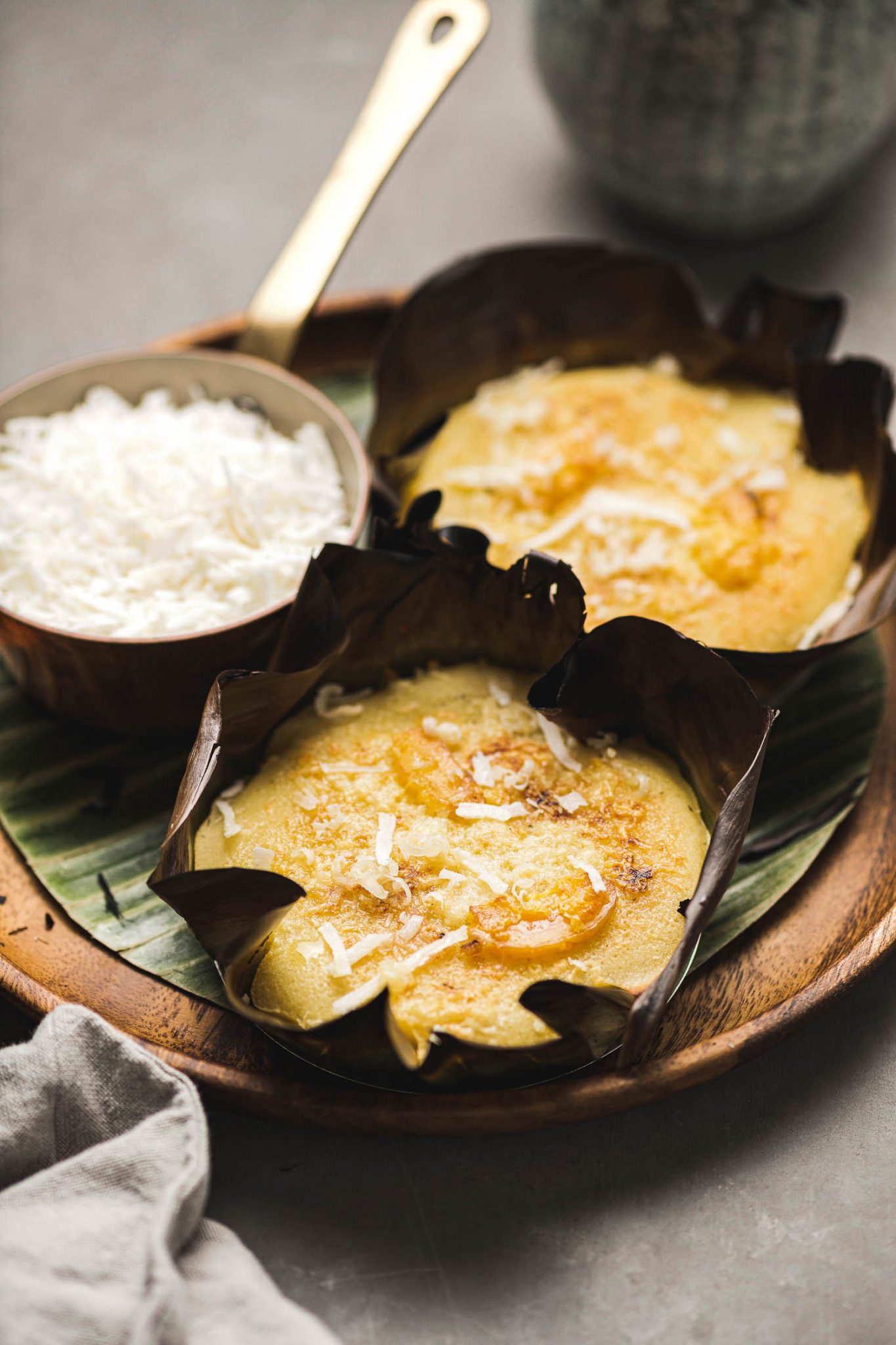 Bibingka (Filipino Coconut-Rice Cake) - Lemons + Anchovies