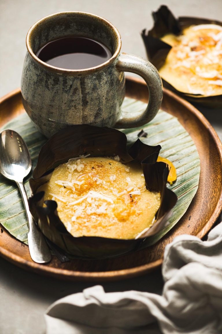 Bibingka (Filipino Coconut-Rice Cake) - Lemons + Anchovies