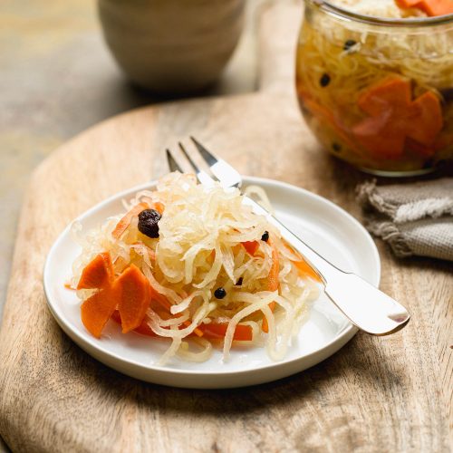 Atchara (Filipino Pickled Green Papaya) | Lemons + Anchovies