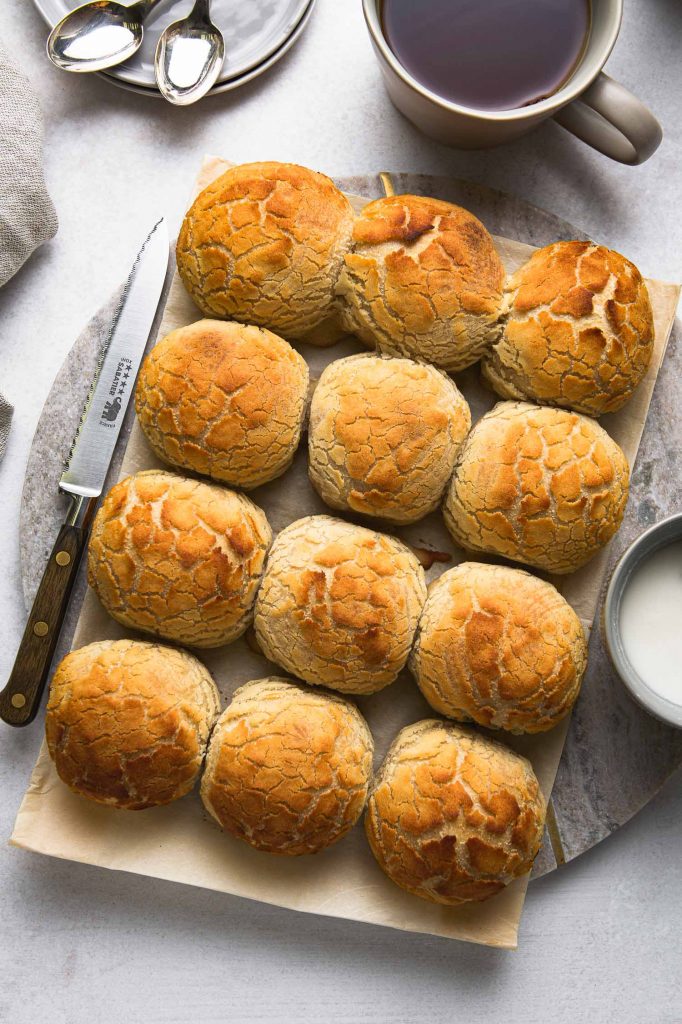Sourdough Dutch Crunch Bread (Tiger Bread) - Lemons + Anchovies