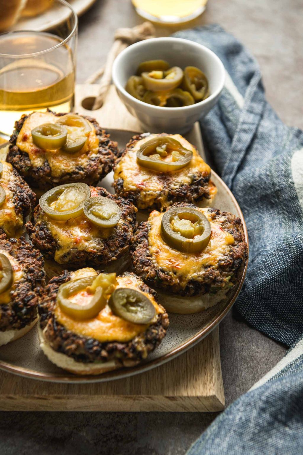 Pimento Black Bean Sliders - Lemons + Anchovies