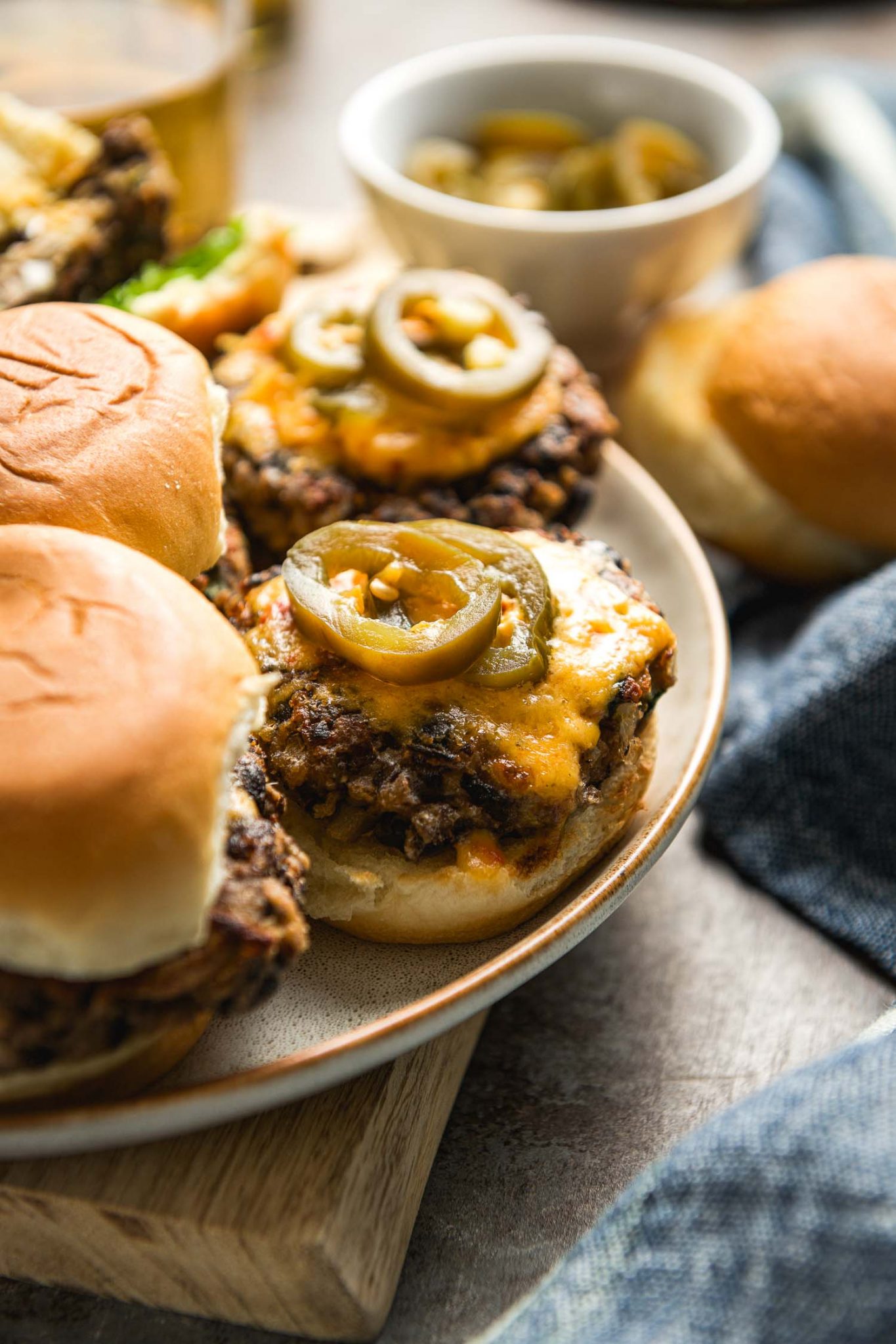 Pimento Black Bean Sliders - Lemons + Anchovies