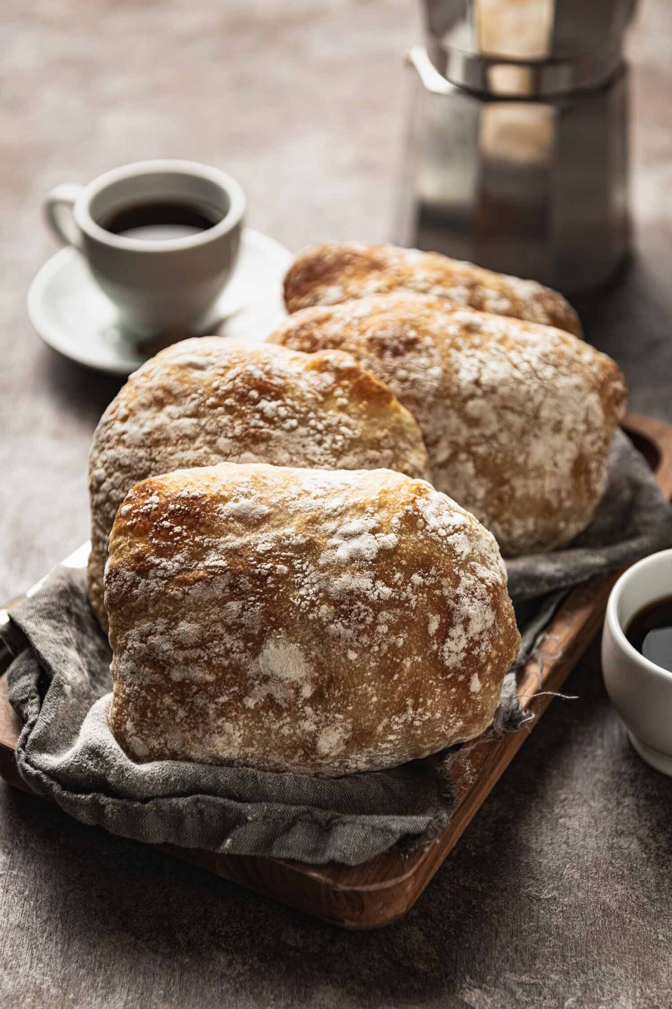 Sourdough Ciabatta Rolls - Lemons + Anchovies