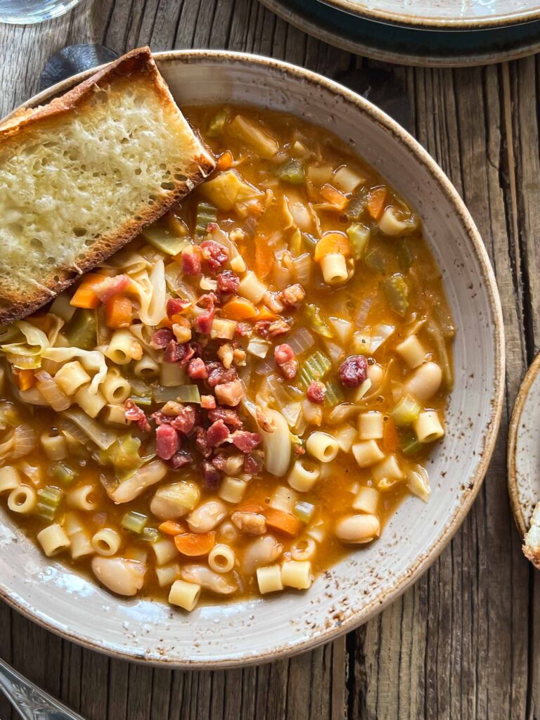 Pasta e Fagioli (aka Pasta Fazool) - Lemons + Anchovies